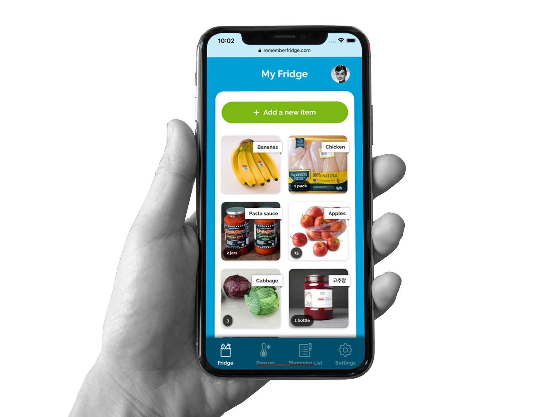 My Fridge App | B as in BALD